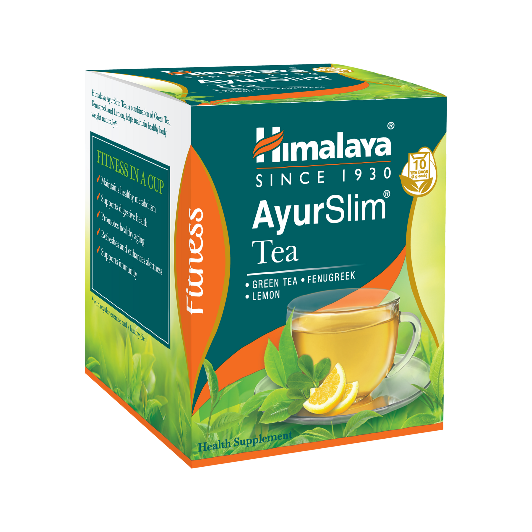 Himalaya Ayurslim Tea 10's - Herbal tea for Fitness support – Himalaya ...